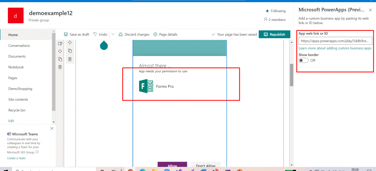 How To Embed Power Apps (Preview) in SharePoint Site? - Intranetbee