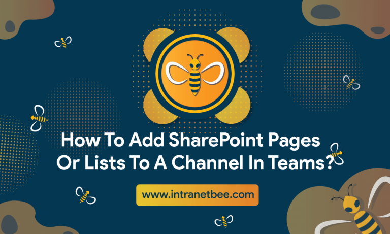 How to Add SharePoint Pages or Lists to a Channel in Teams? - Intranetbee