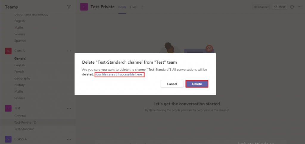 How to Delete/Restore a Channel in Microsoft Teams Effectively ...